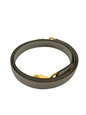 Hermes | Accessories | Hermes Shoulder Strap Gray Kelly Bolide Gold ...